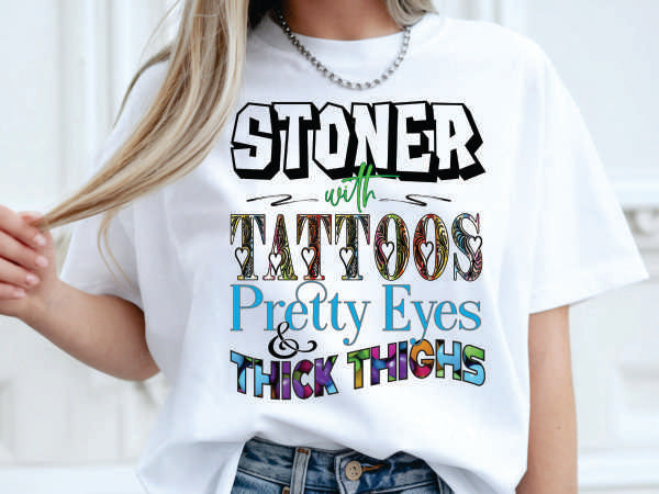 Stoner with Tattoos (CCS DTF Transfer Only) – CraftCutterSupply.com