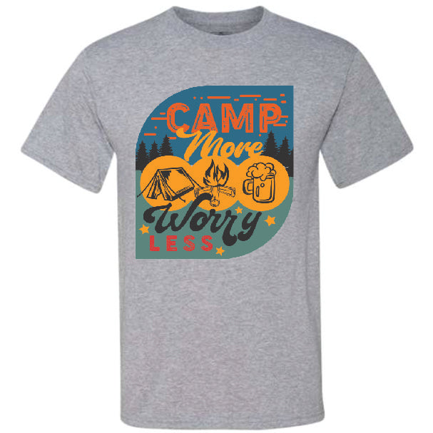 Camp More Worry Less (CCS DTF Transfer Only) – CraftCutterSupply.com
